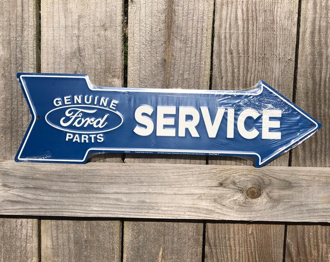Licensed Ford Service Arrow Sign Ford Parts Signs Ford Signs - Etsy