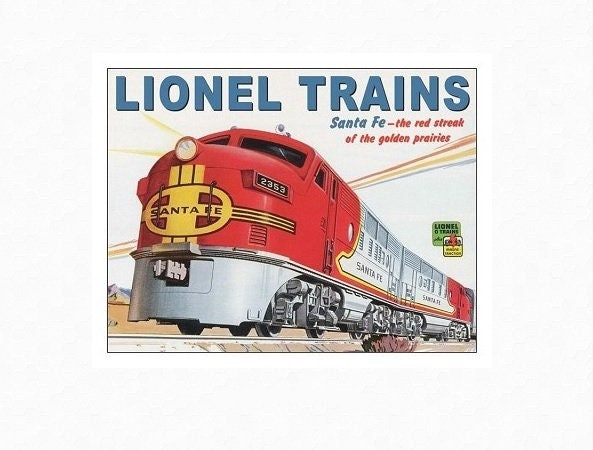 Licensed Lionel Train Sign Lionel Trains Sign Lionel Model Train Signs ...