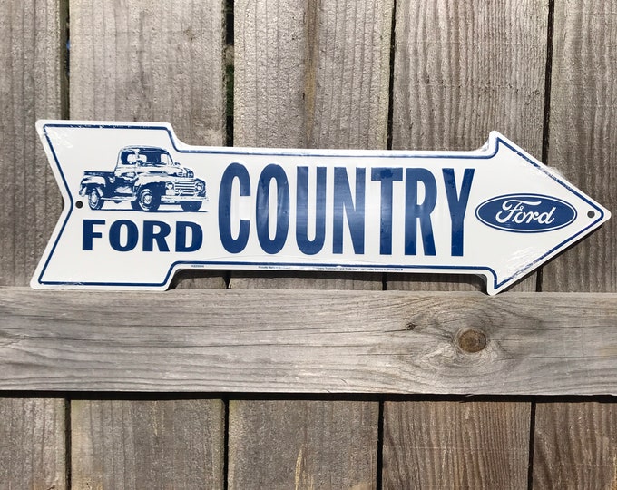 Licensed Ford Country Arrow Sign Ford Signs Ford Auto Garage - Etsy