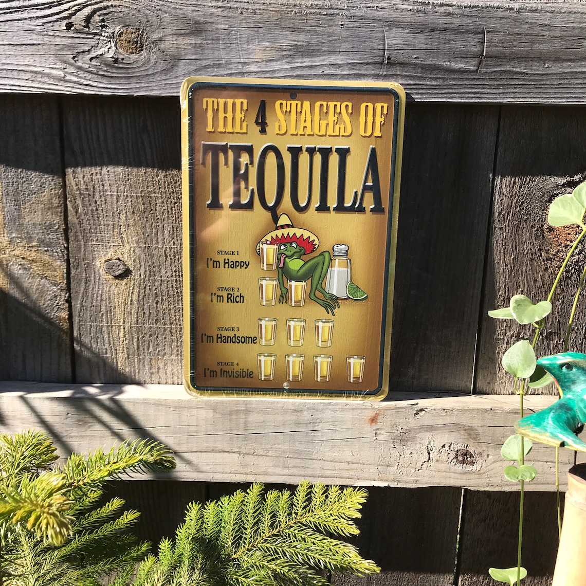 Tequila Sign Drinking Signs Alcohol Signs Funny Signs Bar Sign Bar ...