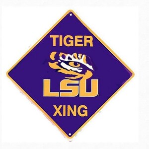LSU Tigers Sign Louisiana State Tigers Signs Fighting Tigers Dorm Signs ...