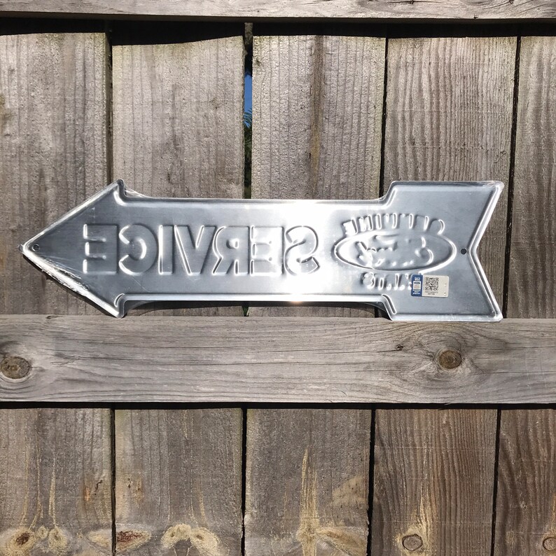 Licensed Ford Service Arrow Sign Ford Parts Signs Ford Signs Ford Gifts ...