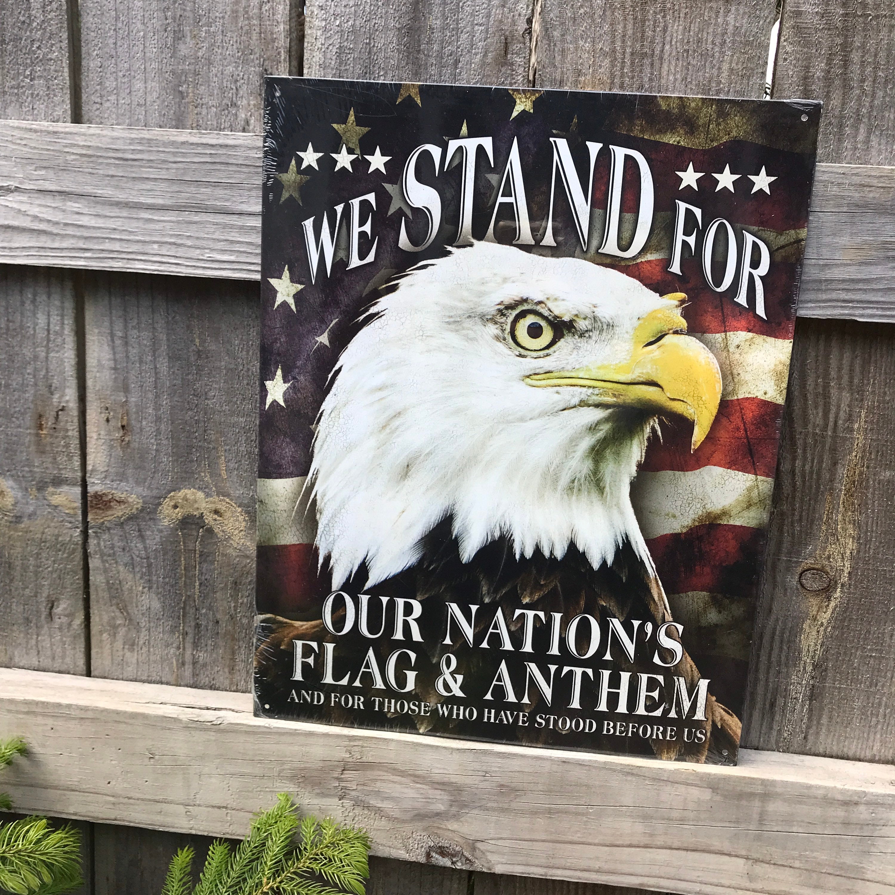 America Signs Patriotic Sign Patriotic Signs White Elephant Gifts ...