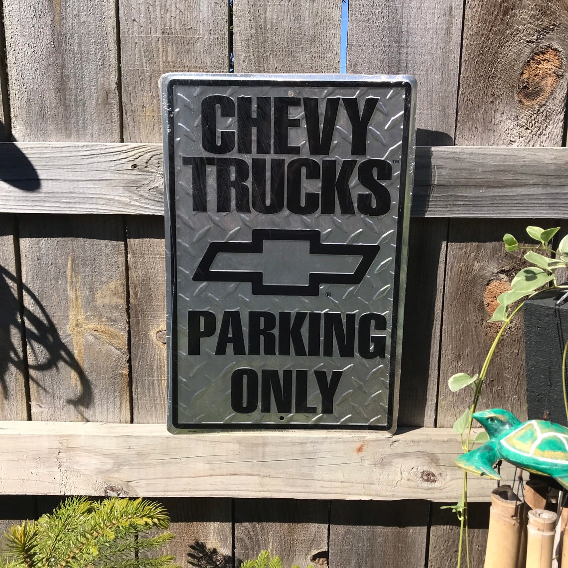 Chevy Truck Signs Chevrolet Signs Garage Signs for Men Car Guy Gifts ...