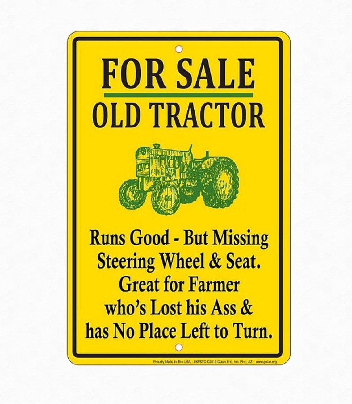 Funny Signs Funny Sign Old Tractor Signs Barn Signs Farm Signs Gifts ...