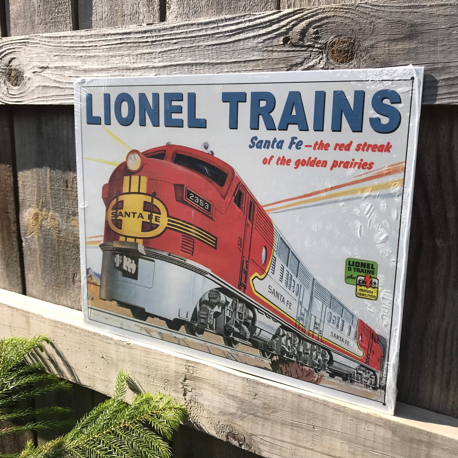 Licensed Lionel Train Sign Lionel Trains Sign Lionel Model Train Signs ...
