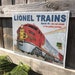 Licensed Lionel Train Sign Lionel Trains Sign Lionel Model Train Signs ...