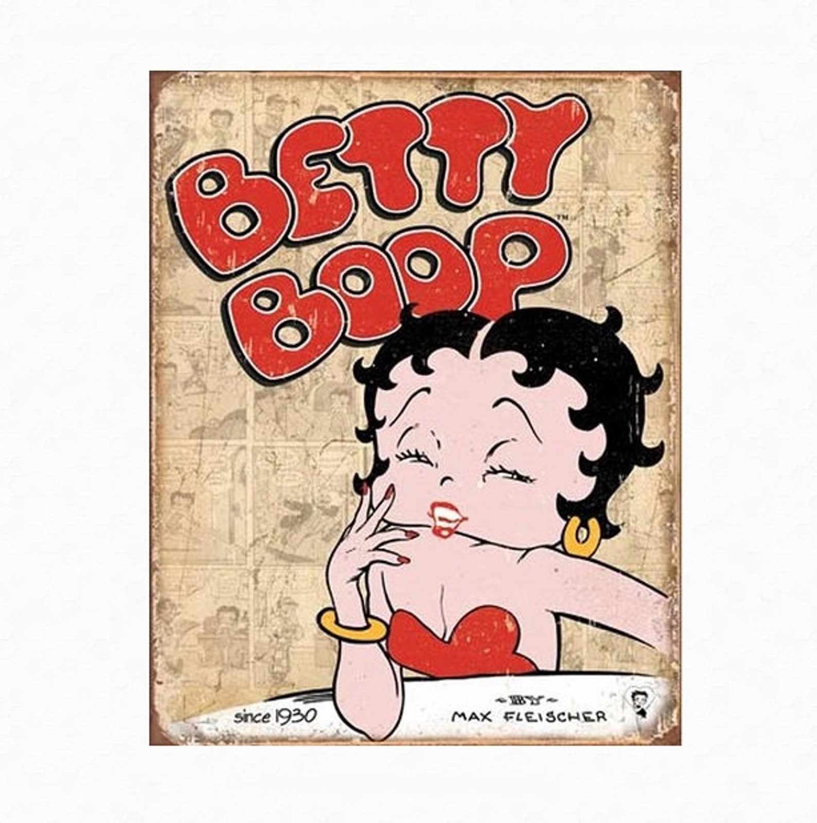 Betty Boop Signs Betty Boop Gifts Retro Wall Decor Gifts for - Etsy