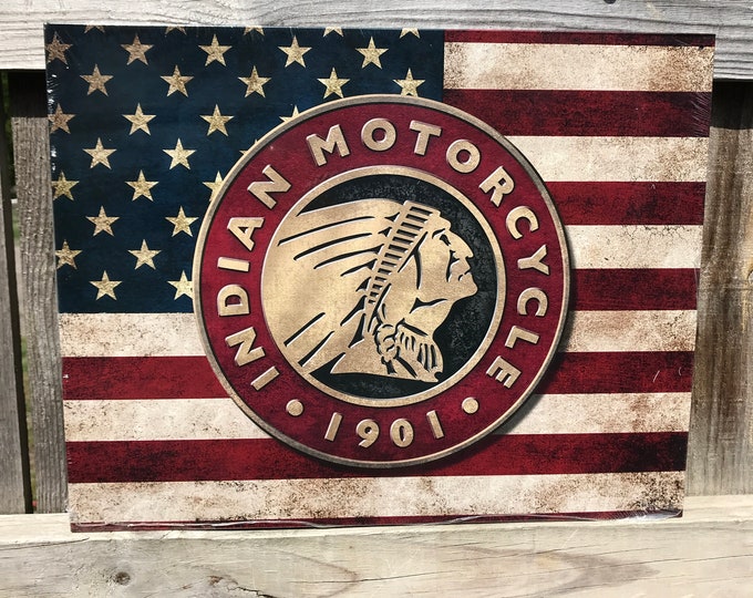 Indian Motorcycle Signs Indian Motorcycles Signs Garage Wall - Etsy