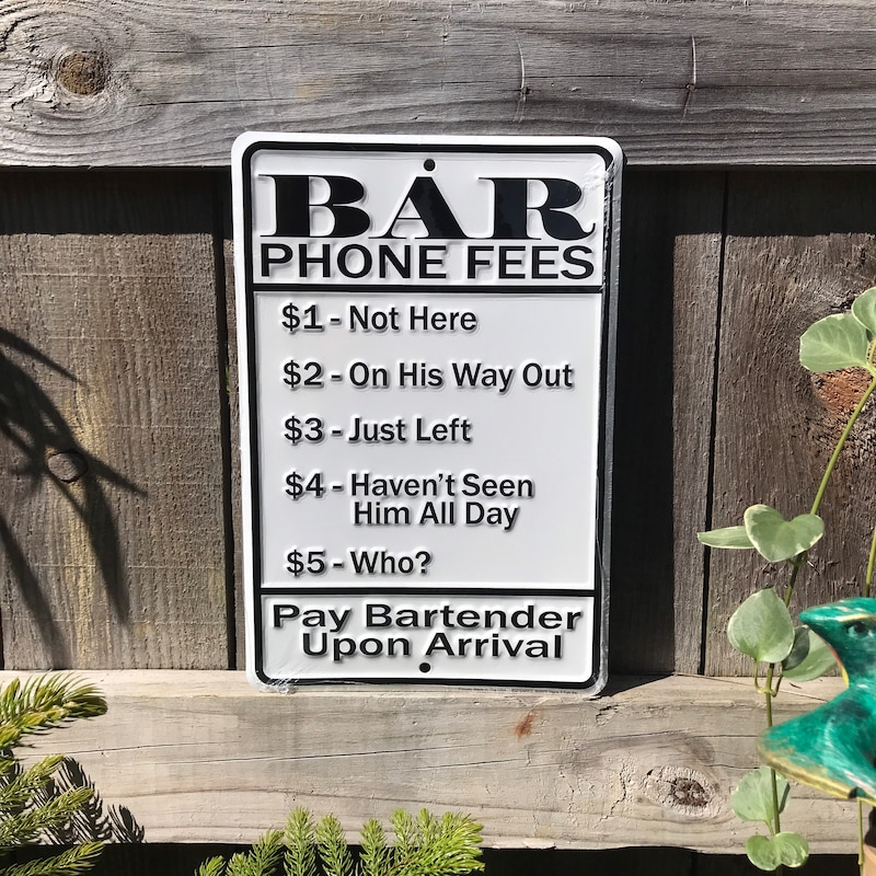 Funny Bar Signs - Etsy