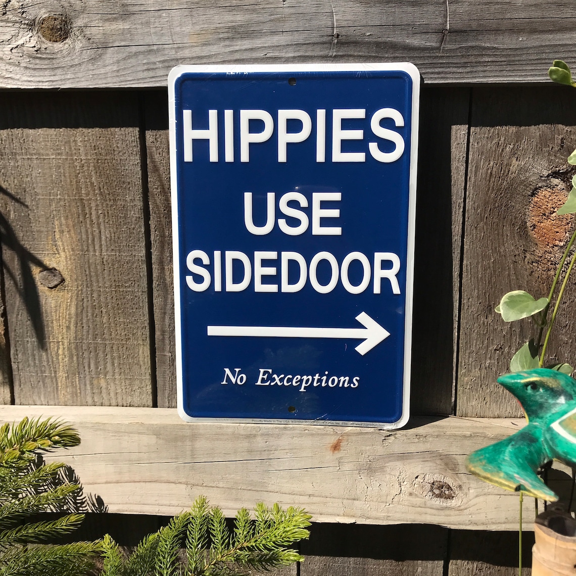 Hippies Use Sidedoor Sign Hippies Signs Gifts for Hippies - Etsy