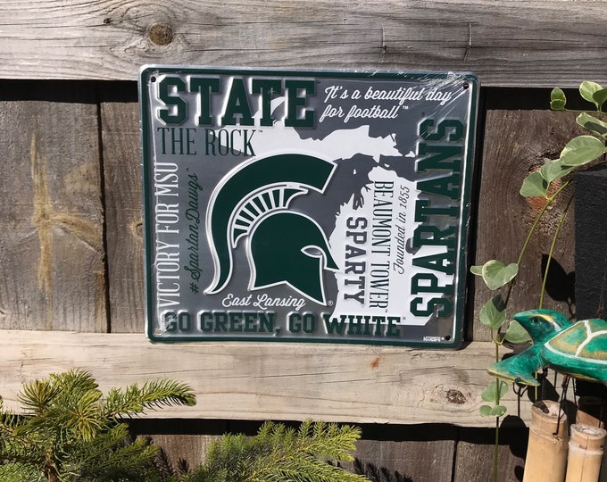 Michigan State University Sign Michigan State University Spartans Sign ...