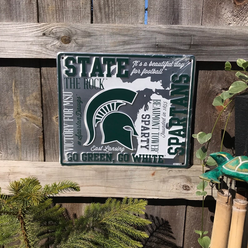 Michigan State University Sign Michigan State University Spartans Sign ...
