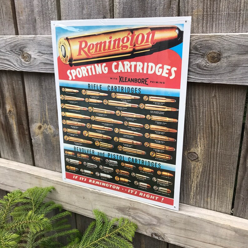Licensed Remington Guns Sign Remington Signs Gun Sign Gun Signs ...