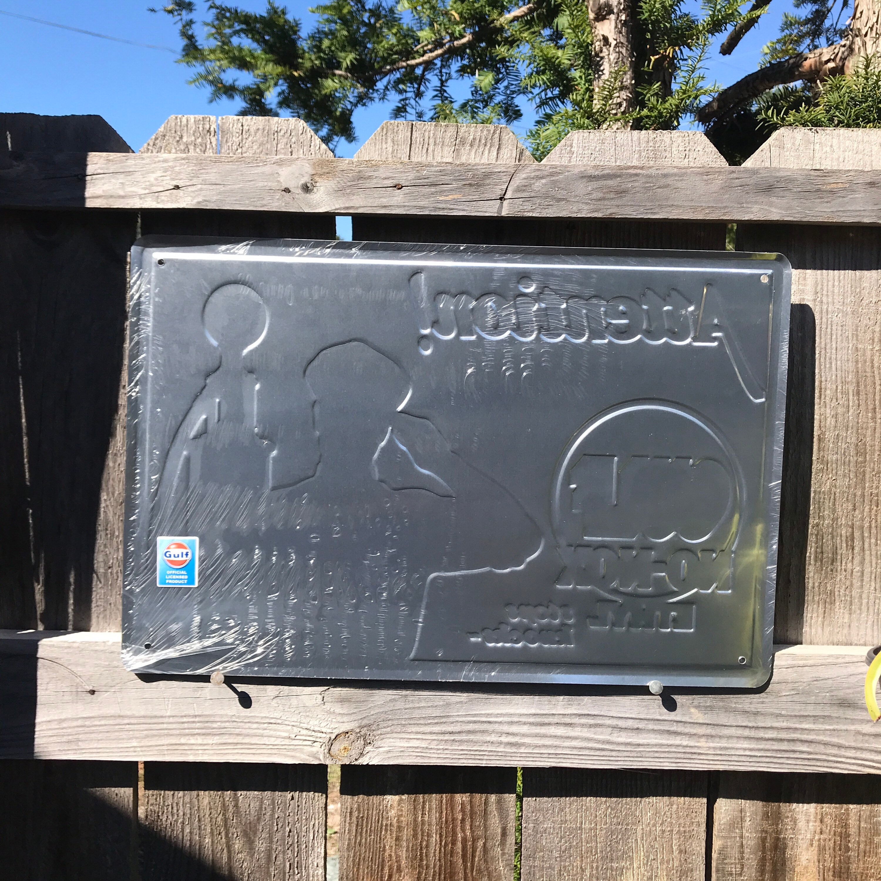 Gulf Gas Sign Gulf Gas Signs Gulf No Nox Sign Gulf Gasoline Man Cave ...