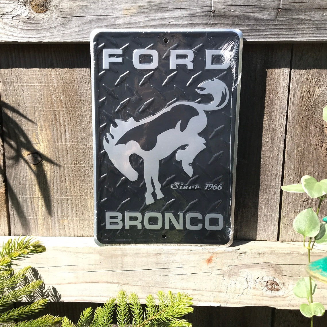 Licensed Ford Bronco Sign Ford Bronco Signs Ford Signs Ford Gifts ...