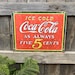 Licensed Coca Cola Sign Coca Cola Signs Coke Signs Bar Sign Bar Signs ...
