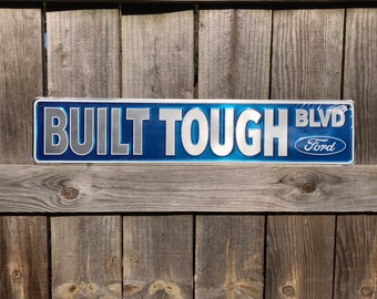 Built Ford Tough Sign - Etsy