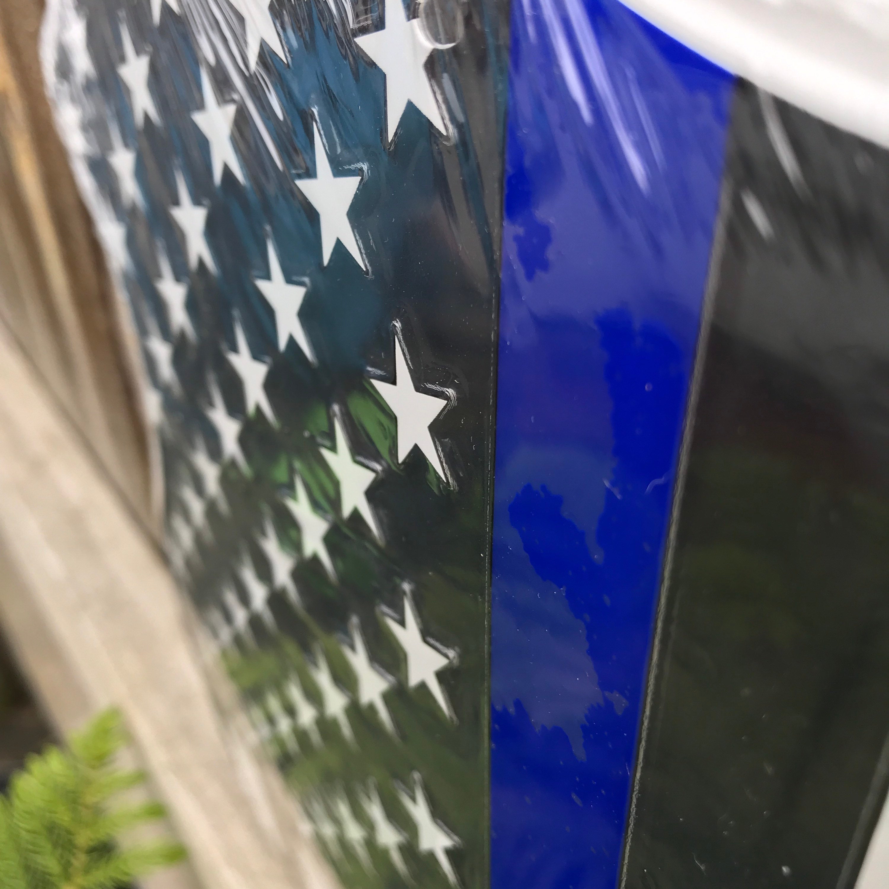 Thin Blue Line Sign Thin Blue Line Signs Thin Blue Line Shield - Etsy