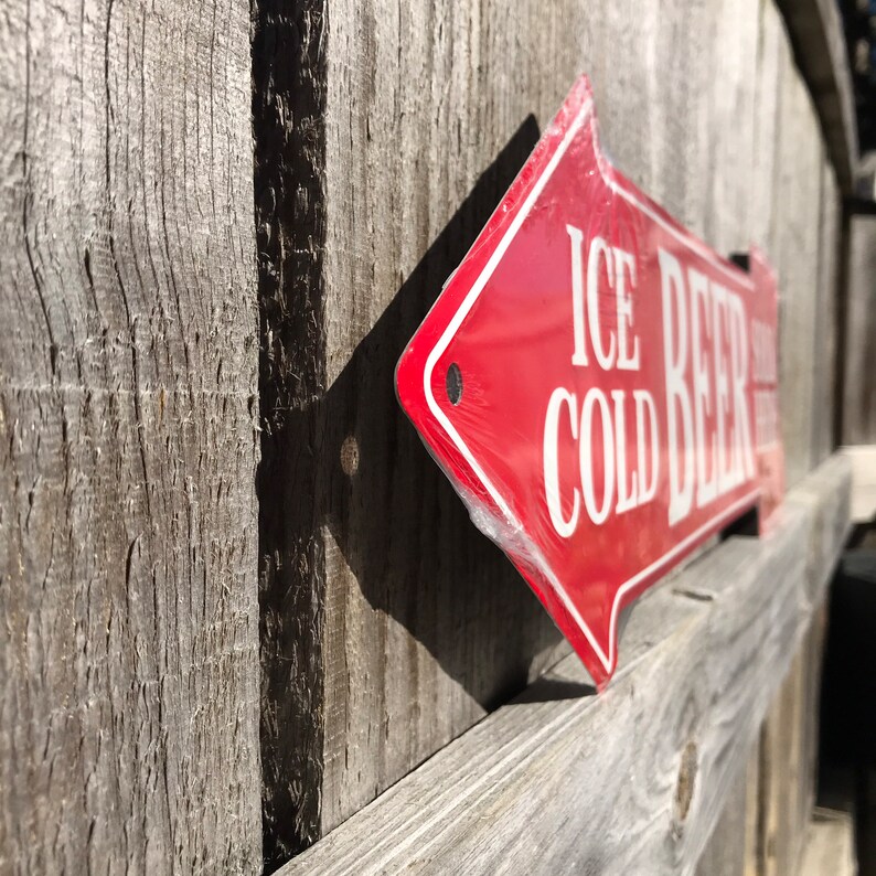 Ice Cold Beer Sold Here Sign Beer Sign Beer Signs Bar Sign Bar - Etsy