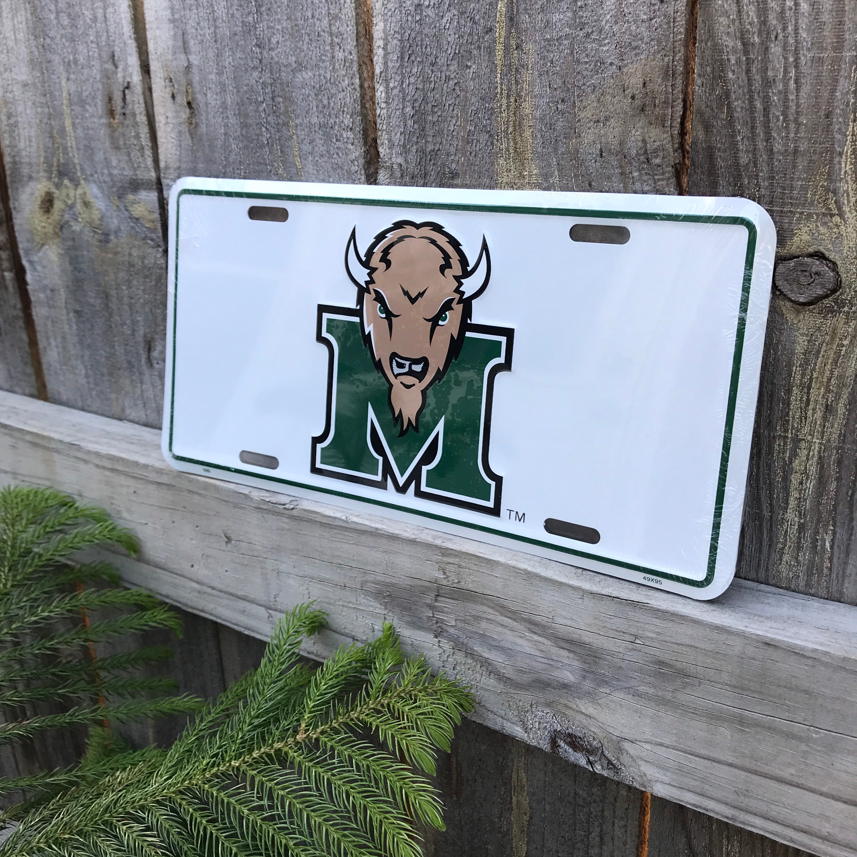 Marshall University Sign Marshall University License Plate Thundering ...