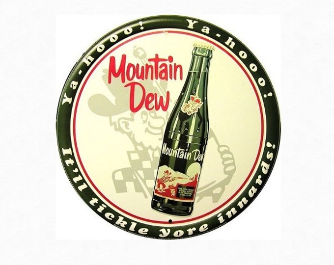 12 Licensed Mountain Dew Sign Mountain Dew Signs - Etsy
