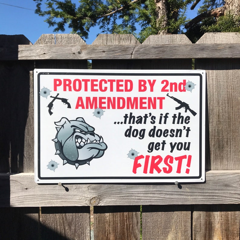 2nd Amendment Sign 2nd Amendment Signs Patriotic Signs Funny - Etsy
