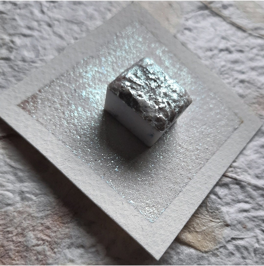 Forest Sprites ~phantom Green Flakes Shimmer Paint - Synthetic Mica ...