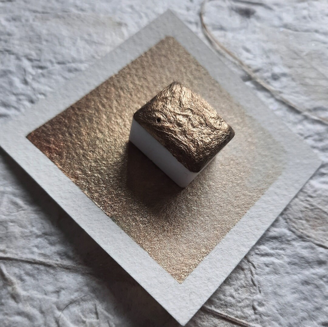 Sandy Gold Handmade Gold Watercolor gold/brass Metallic Paint Synthetic ...