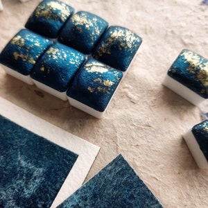 Handmade Watercolor - "starry Night" - Granulating Watercolor Paint ...