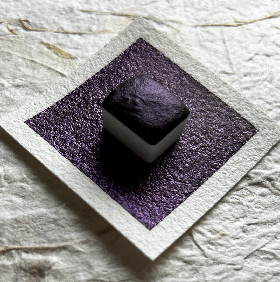 Mystic Violet ~ Handmade Watercolor Paint - Dark Violet Watercolor ...
