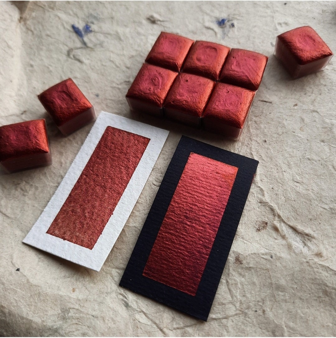 Ruby Red ~ Handmade Watercolor Paint - Etsy