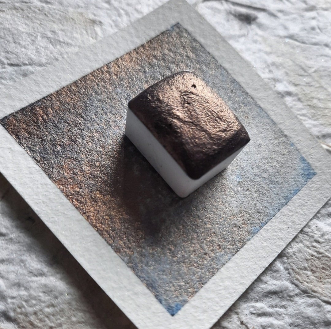 Sandstorm ~ Handmade Metallic Shimmer Handmade Watercolor Paint - Etsy