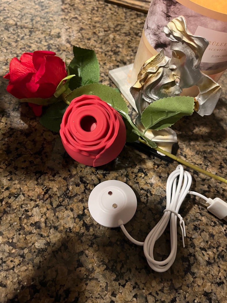 Rose Gspot Massagervibrator Clit Suction Etsy