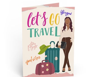 Let's Go Somewhere Greeting Card, Motivational Card, Arrow Card, Love ...