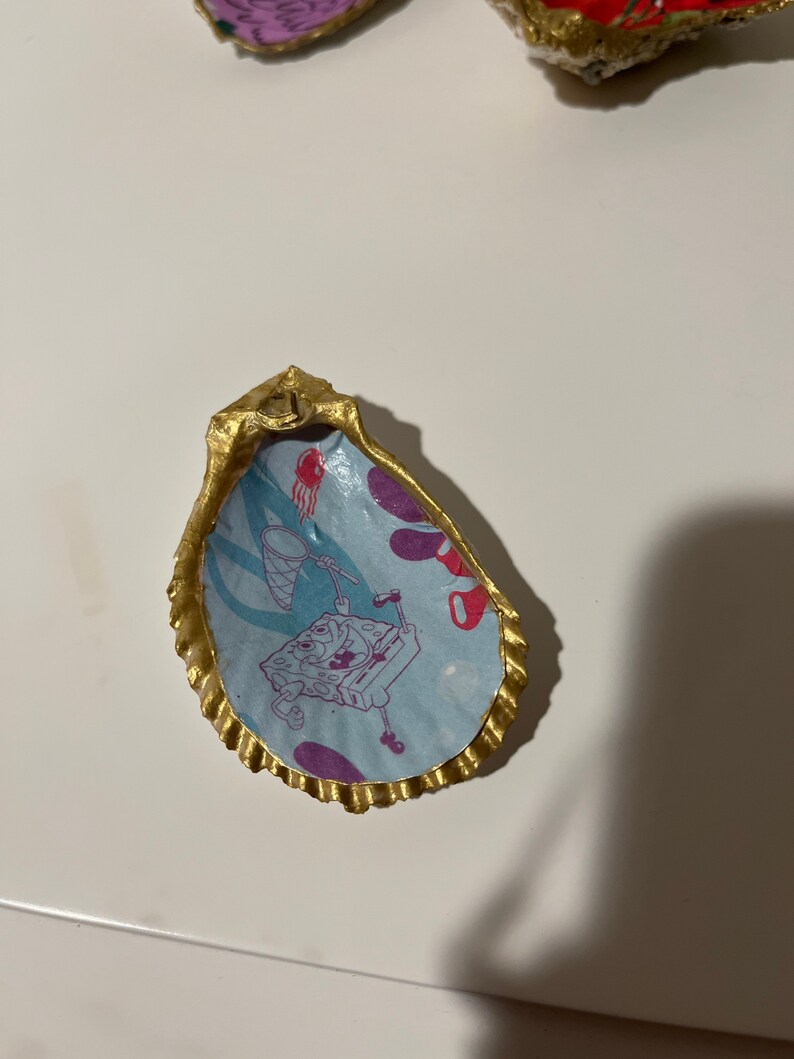 Medium Decoupage Seashell Trinket Dishes - Etsy