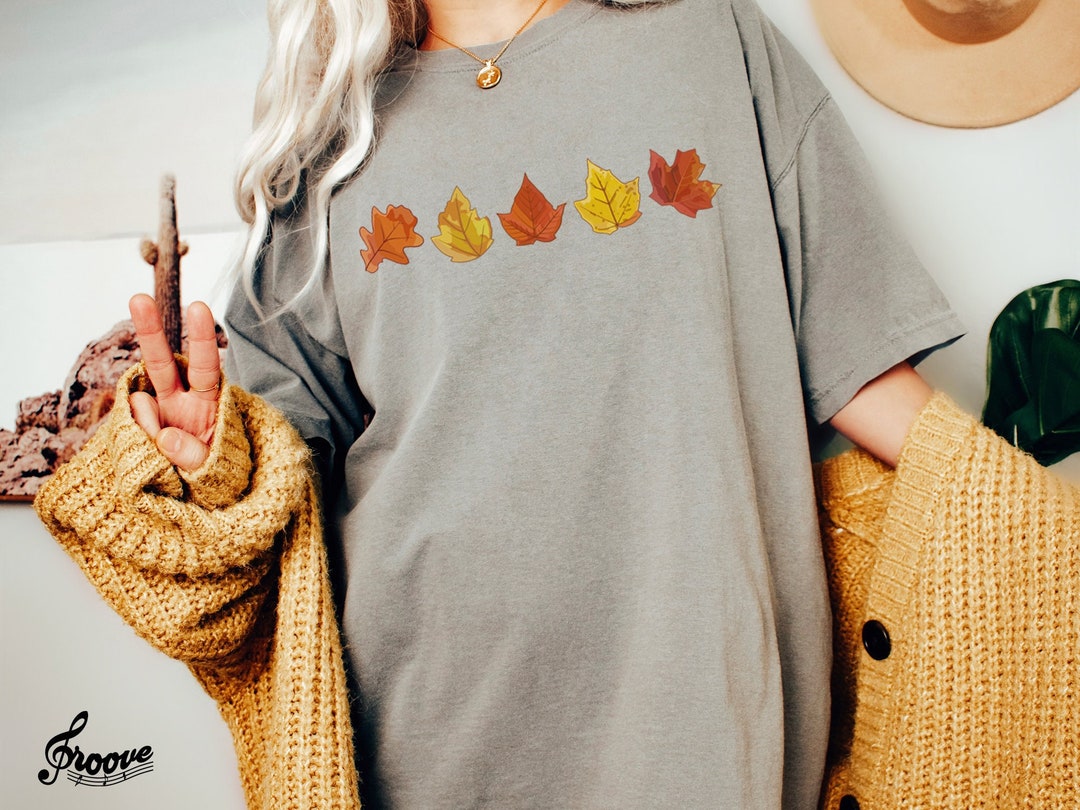 Fall Shirt, Fall Leaves Shirt, Fall Trees T-shirt, Halloween Crewneck ...