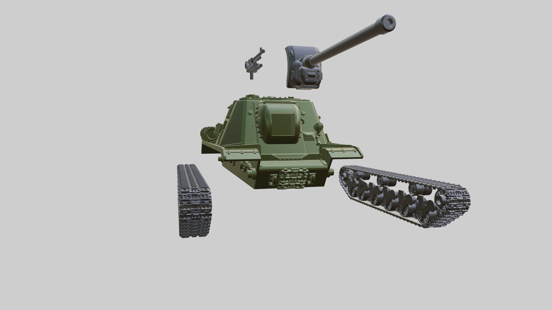 ISU-122 Heavy SPG | Soviet WW2 Armor - Etsy