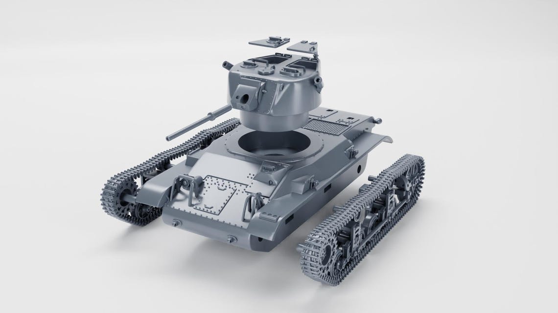 M22 Locust Light Tank | US Tanks of WW2 - Etsy