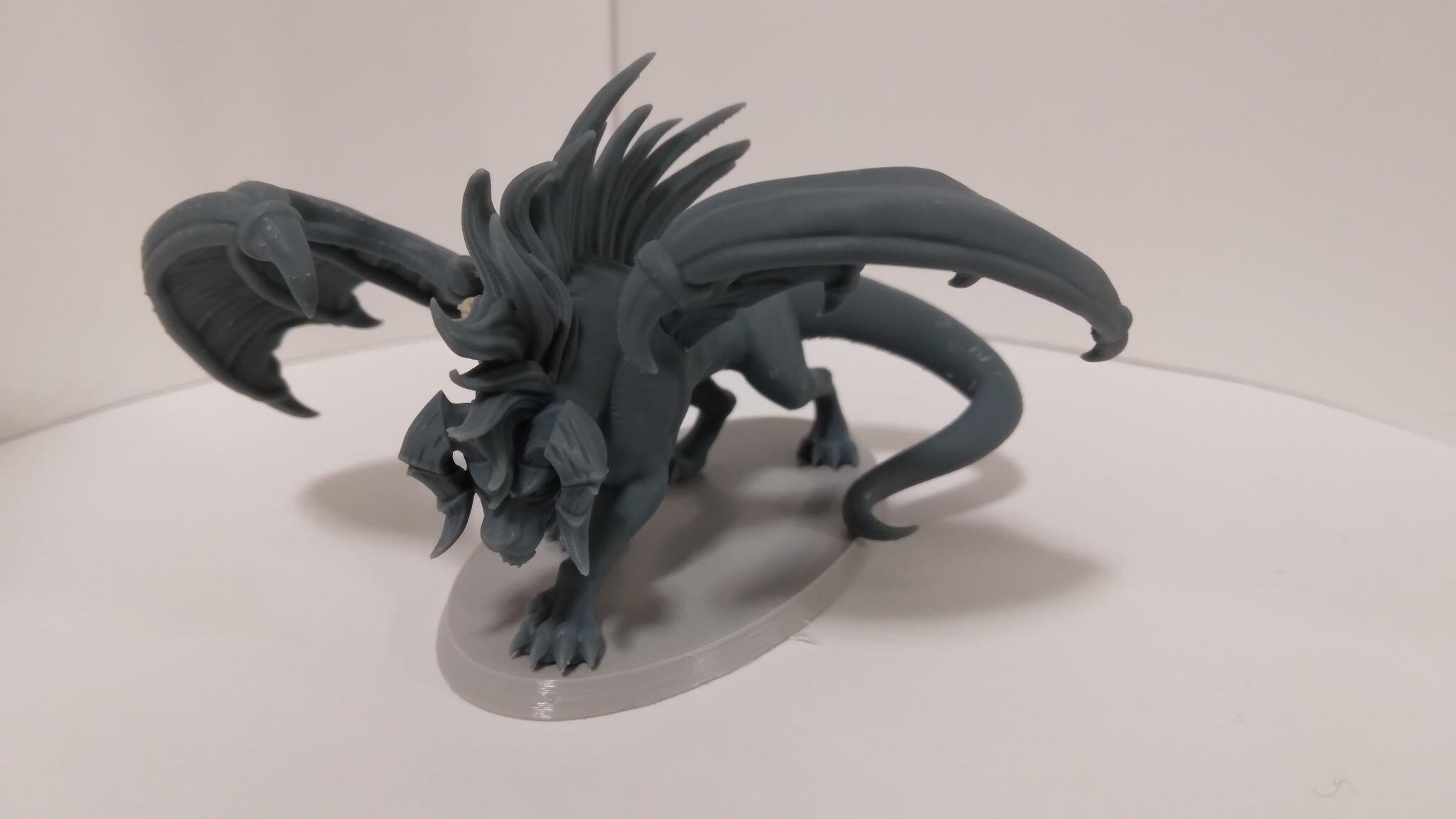 Carac, Winged Lion Miniature - Etsy