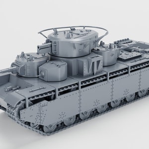 T-35A Heavy Tank | Soviet WW2 Armor - Etsy