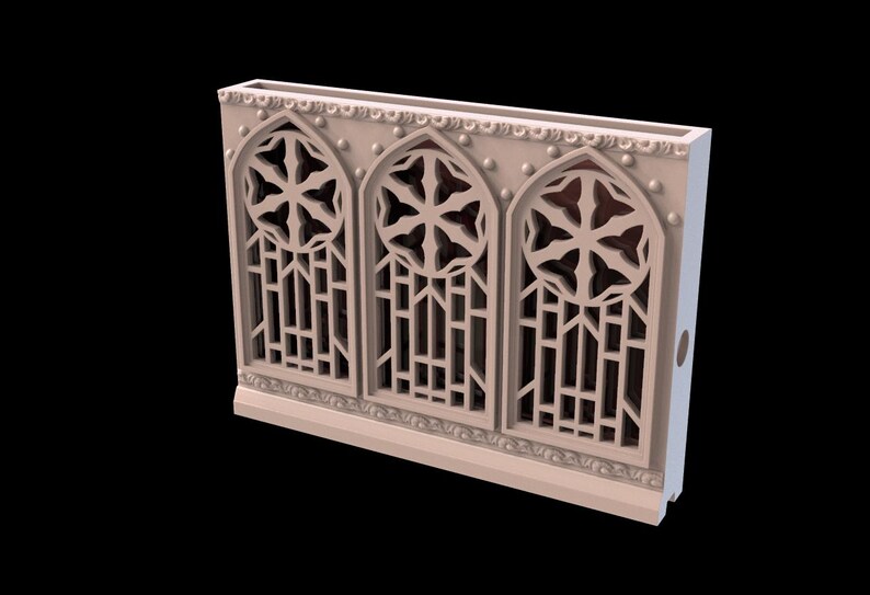 Cathedral Walls | RPG Terrain | 10-54mm Terrain - Etsy