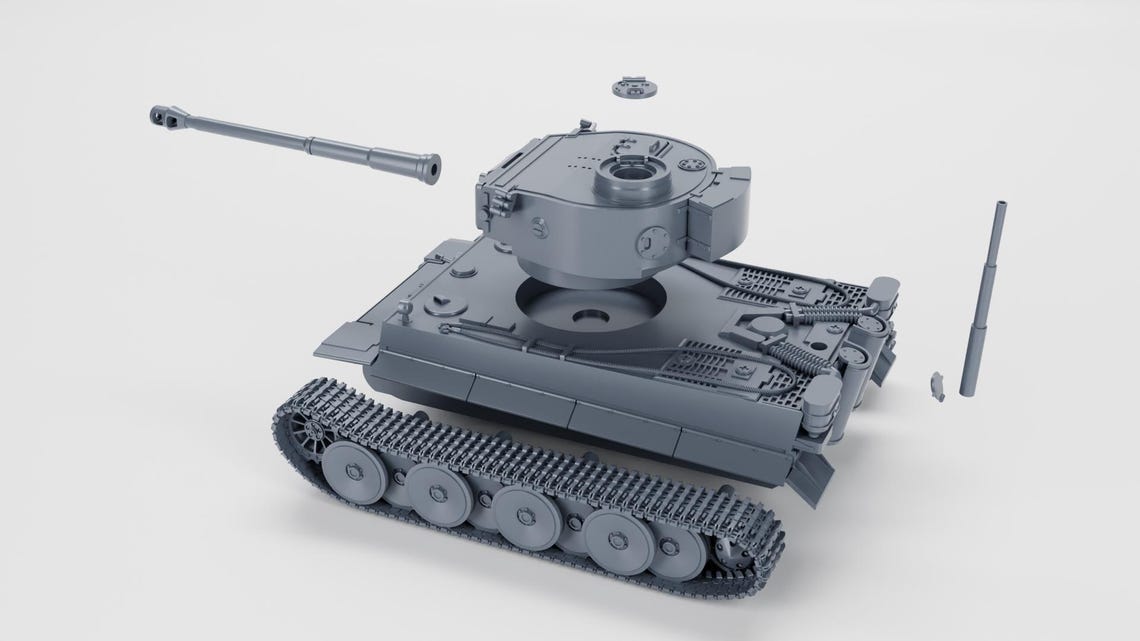 Tiger I Ausf.h (sd.kfz.181) | Tiger Tank Family - Etsy
