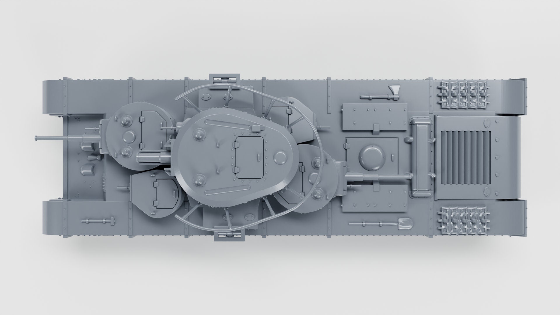T-35A Heavy Tank | Soviet WW2 Armor - Etsy