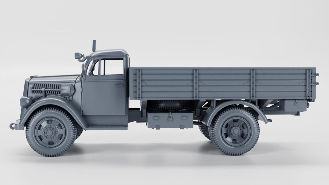 Opel Blitz 3 Tons S, Model 1936 + Mobile Bunker Panzernest | WW2 Trucks ...