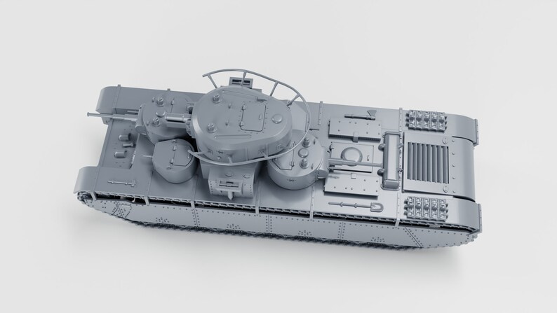 T-35A Heavy Tank | Soviet WW2 Armor - Etsy