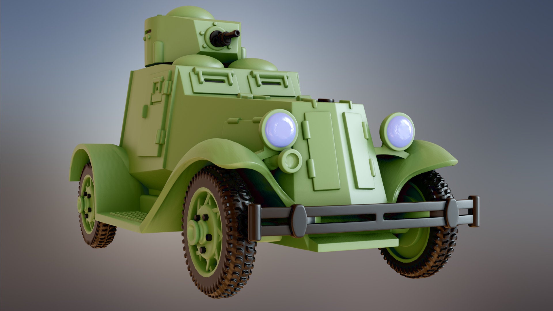 FAI Armored Car | Soviet WW2 Armor - Etsy