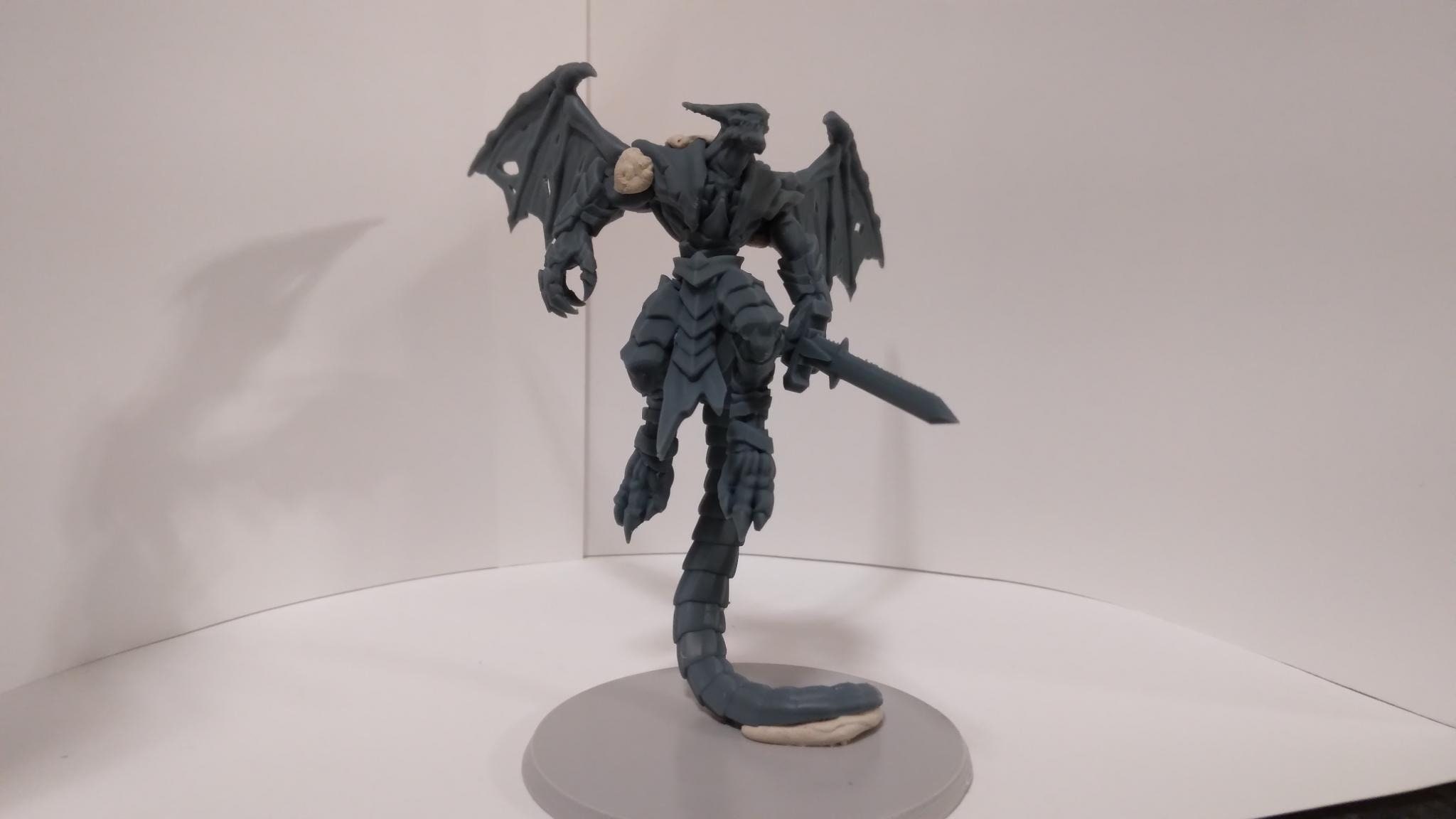 Veltrax, Sword Wielding Dragon Miniature - Etsy
