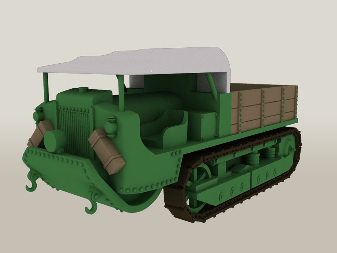 Schneider CD Artillery Tractor (france) | WW1 Armor - Etsy