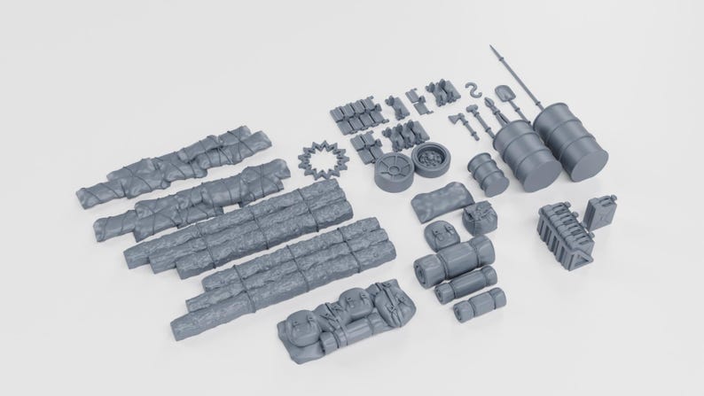 Sherman Stowage and Cargo Greebles | US Tanks of WW2 - Etsy